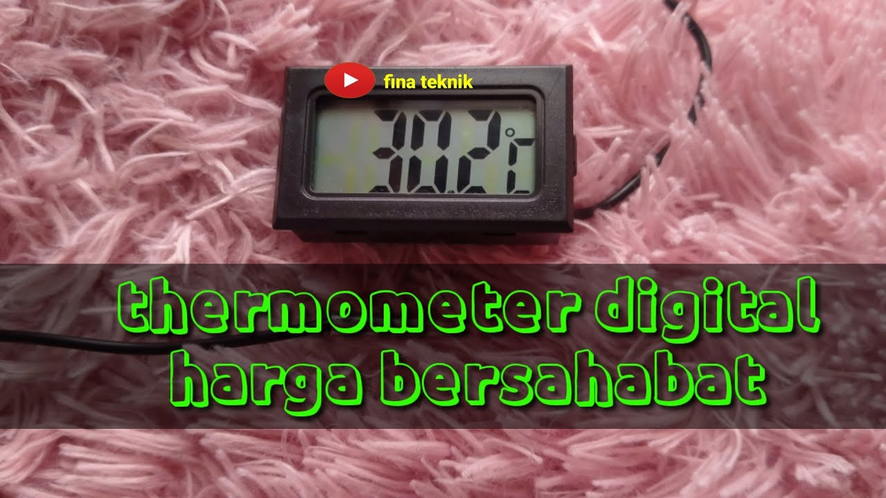 thermometer digital mini / cara penggunaan thermometer digital - YouTube