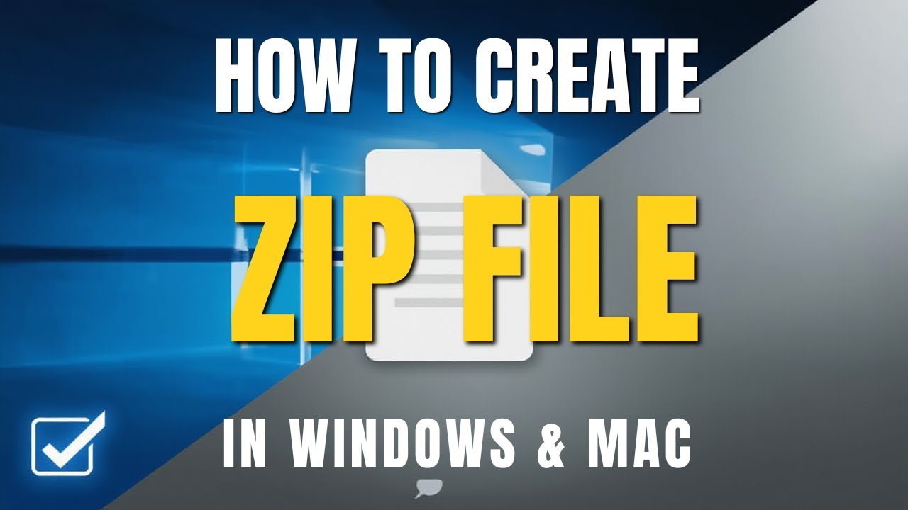 How to Create ZIP File in Windows & Mac (Easy Step-by-Step Guide) - YouTube