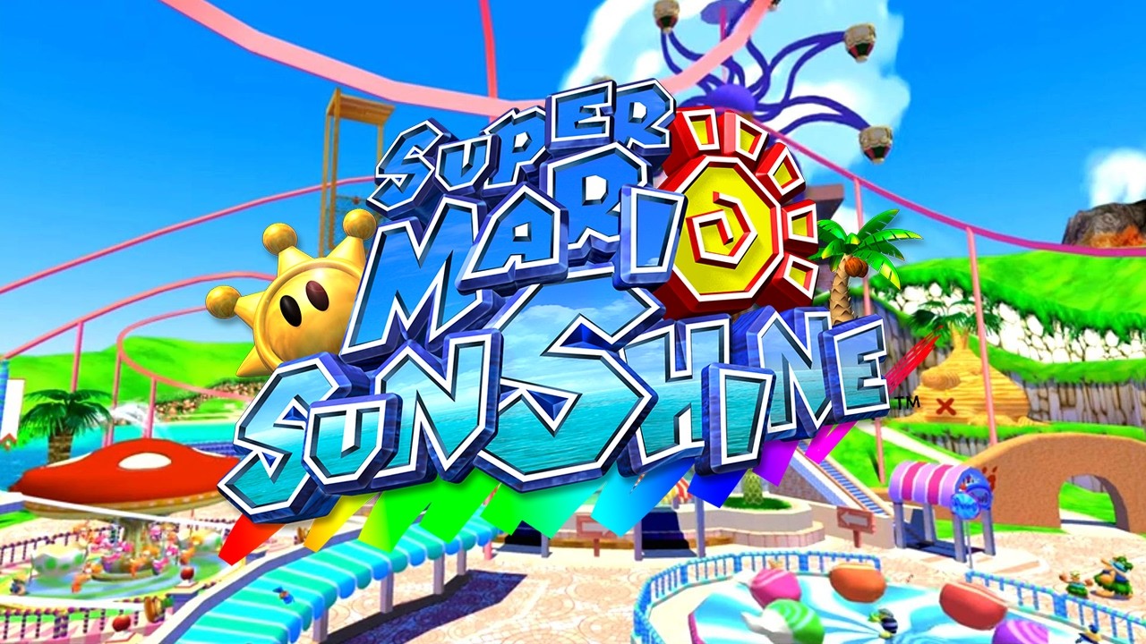 Super Mario Sunshine Ambience | Pinna Park | Yoshi Go Round Music ASMR ...