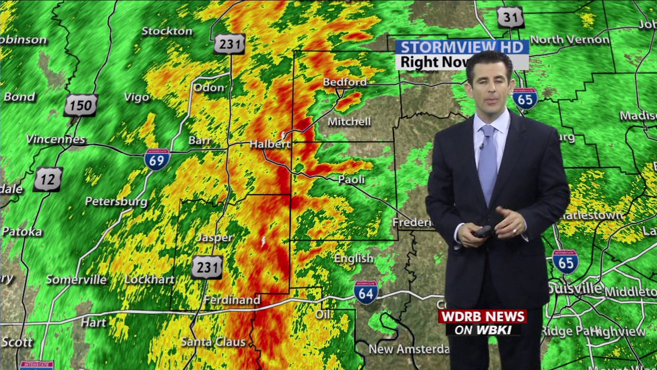 WDRB News @ 7 on WBKI - Marc Weinberg Weather - 5/14/2014 - YouTube