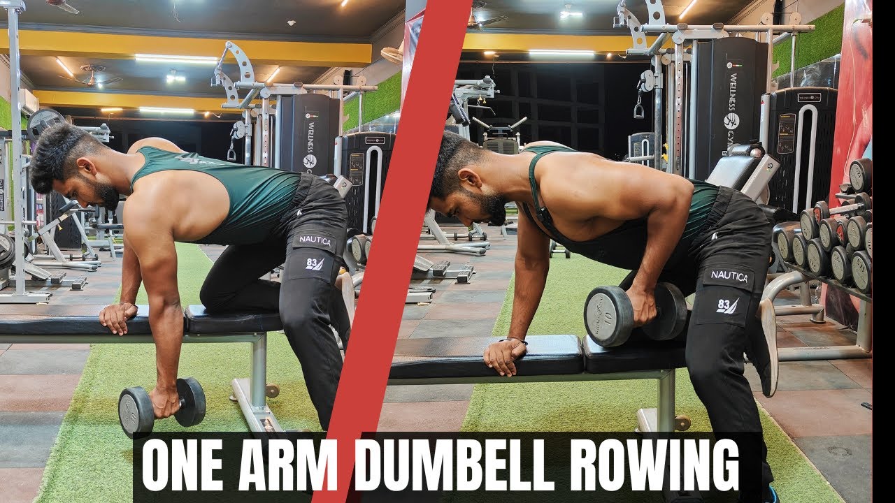 How To Do One Arm Dumbell Rowing ?? #365 - YouTube