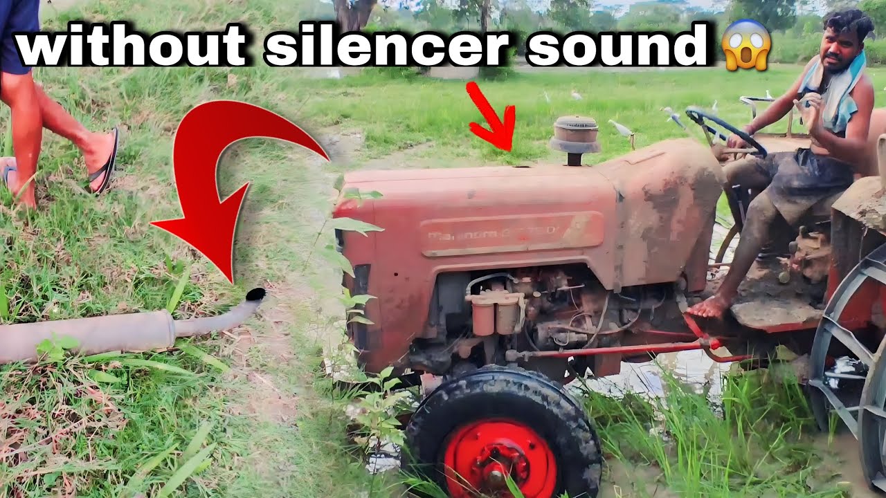 Without silencer tractor sound 😂 - YouTube