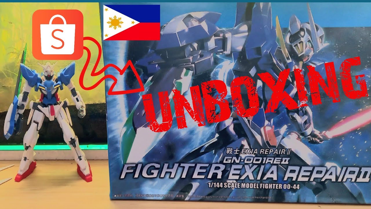 Gundam unboxing / assembling | FIGHTER EXIA REPAIR II Review - YouTube