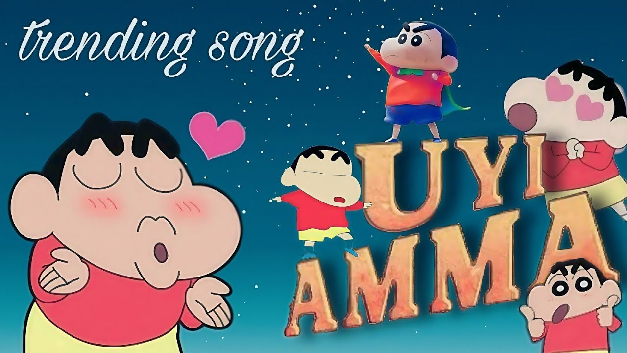Shinchan Sings Uyi Amma: A Humorous Twist😇 Uyi Amma: Shinchan's Funny ...