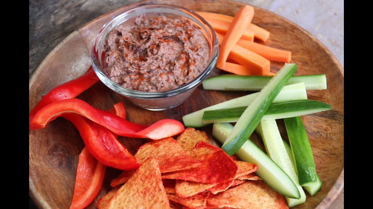 Tangy Black Bean Dip Recipe - YouTube