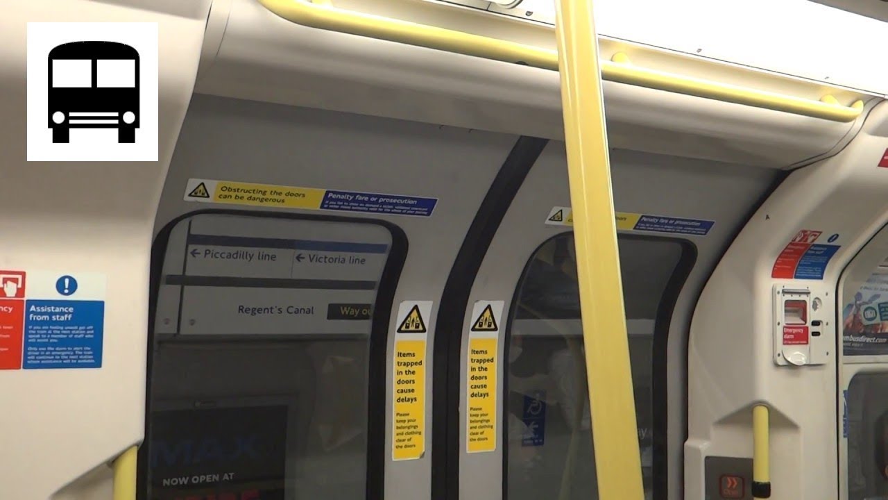 London Underground 1995 Stock - King's Cross St. Pancras to Angel ...