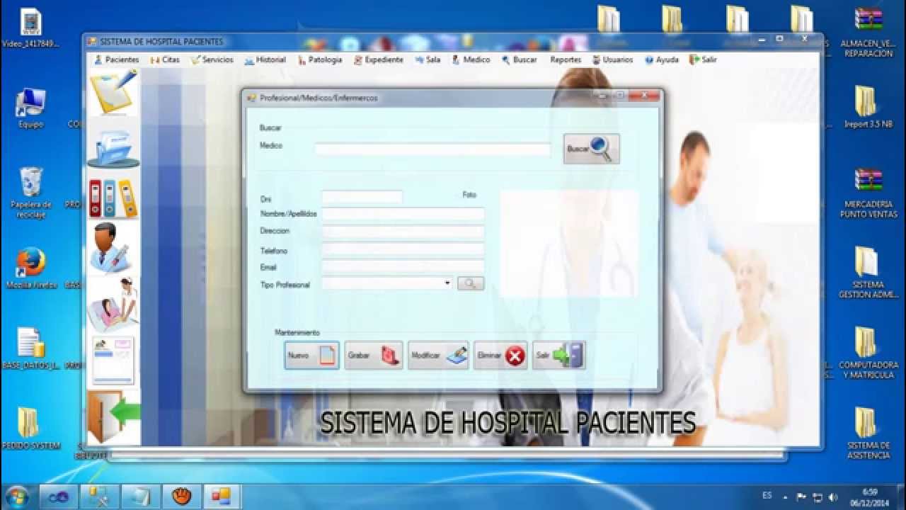 SISTEMA DE HOSPITAL EN VISUAL STUDIO - YouTube
