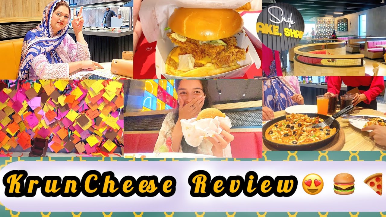 Kruncheese: New Fast Food Restaurant in Lahore Review🍕🍔😍 || Day Out ...
