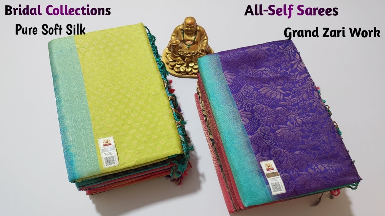 All-Self Sarees |Grand Zari |Soft Silk Sarees With Price |Bridal ...
