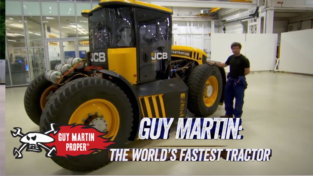 Guy puts the finishing touches to his record breaking Tractor | Guy ...