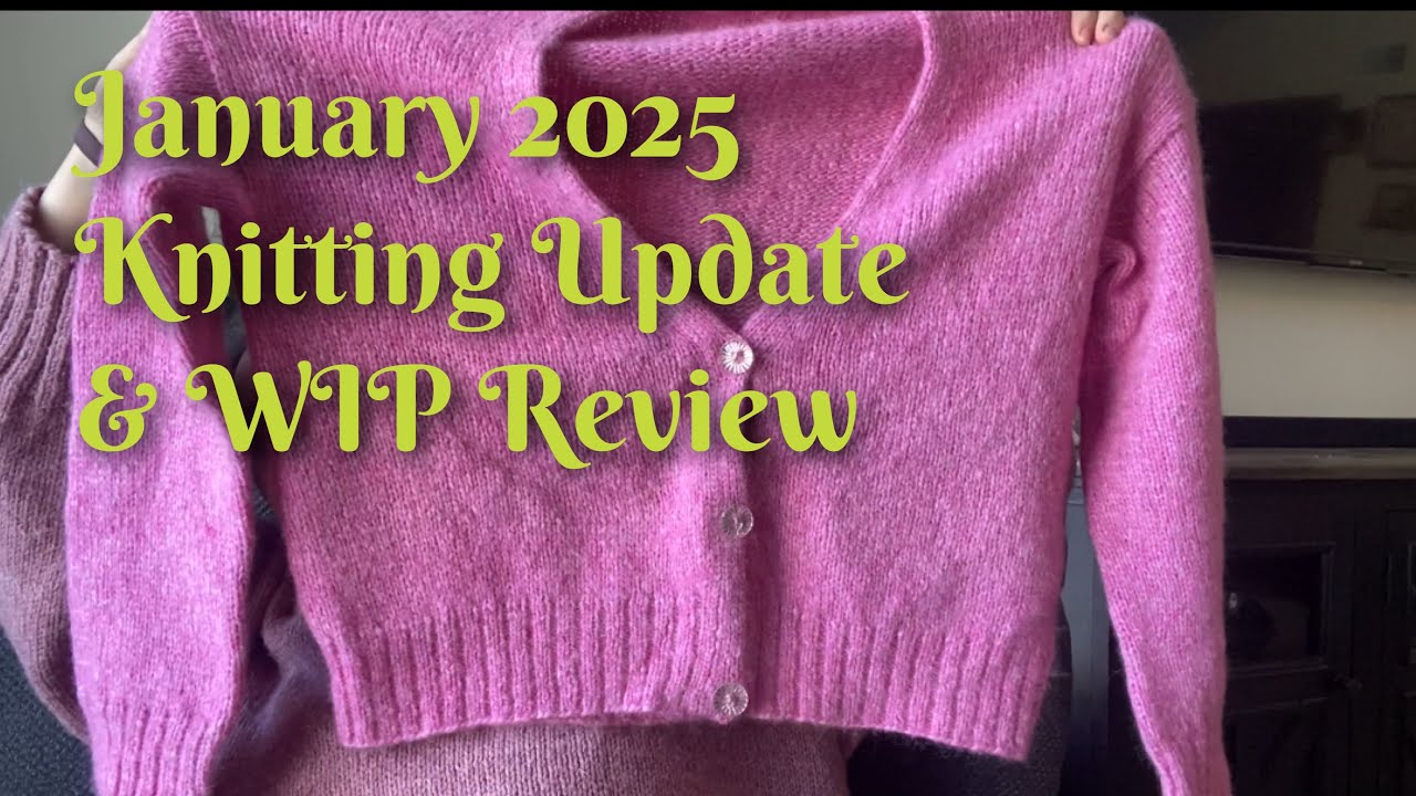 January Knitting Update and Old WIP Review - YouTube