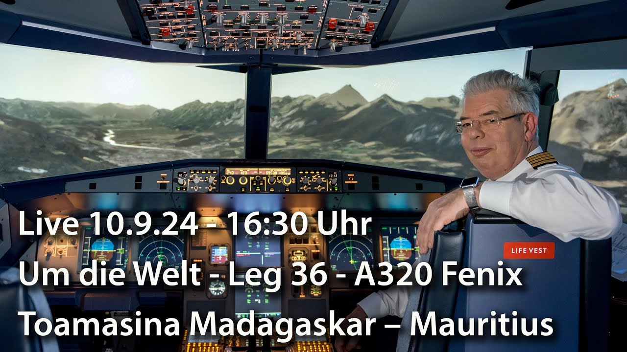 Live 10.9.24 - 16:30 Uhr – Um die Welt Leg 36 – Toamasina - Mauritius ...