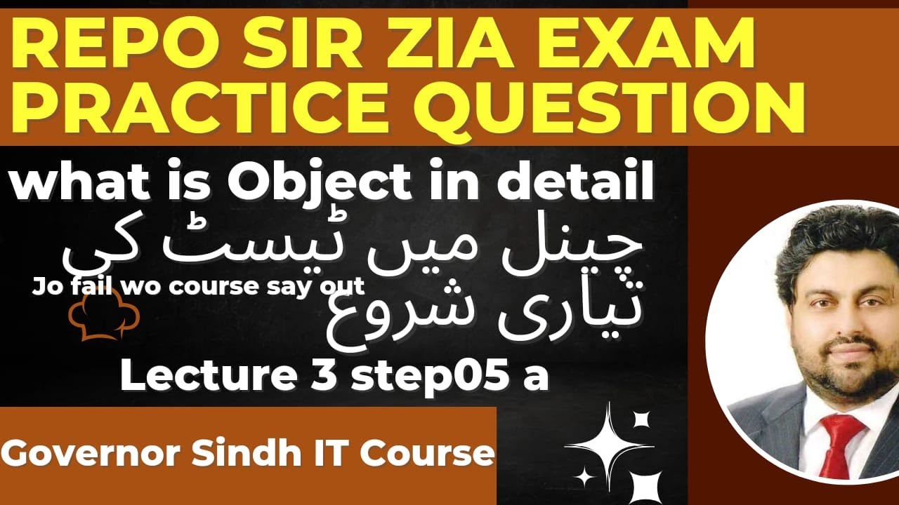 Sir Zia Repo Part 3 Practice Step05 Important Exam Question Youtube