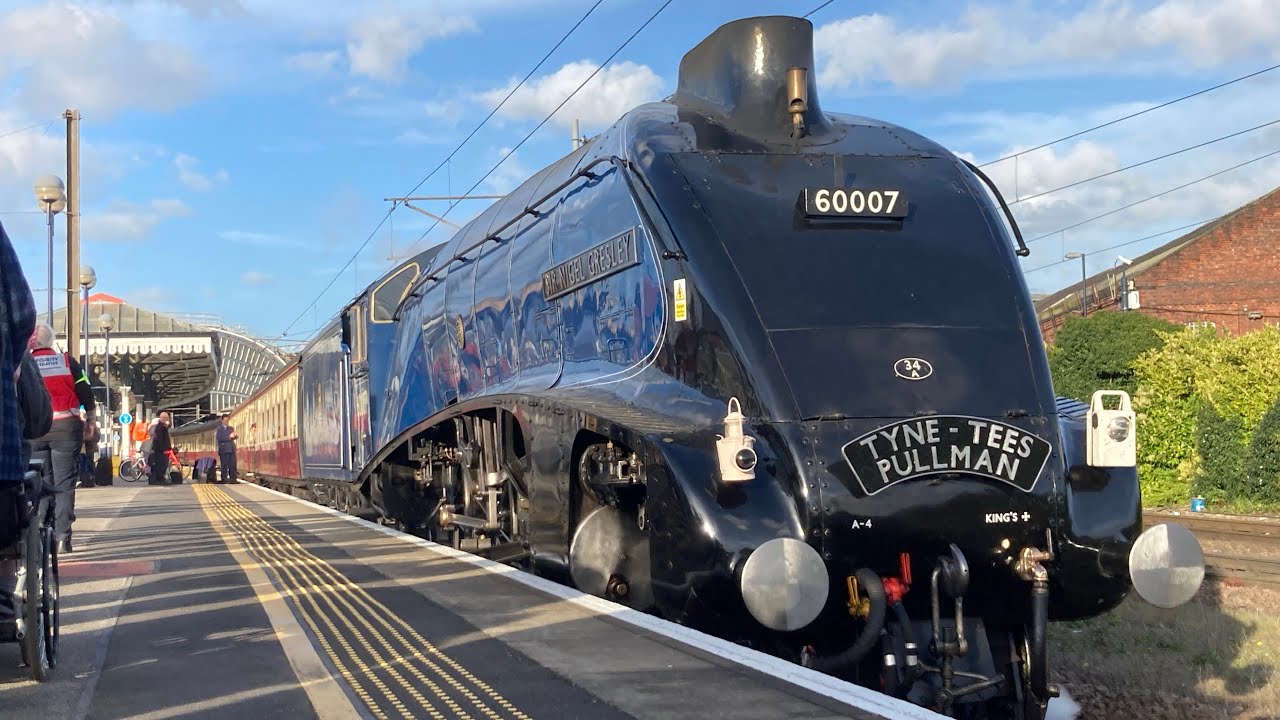 A4 60007 ‘Sir Nigel Gresley’ leaving York 06/04/2024 - YouTube