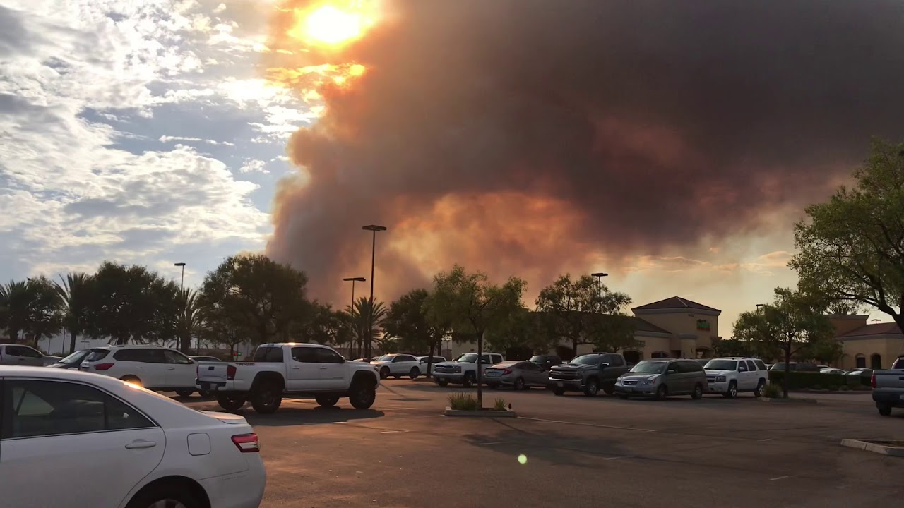 Fire in La Cresta, near Temecula and murrieta 9/4/2019 - YouTube