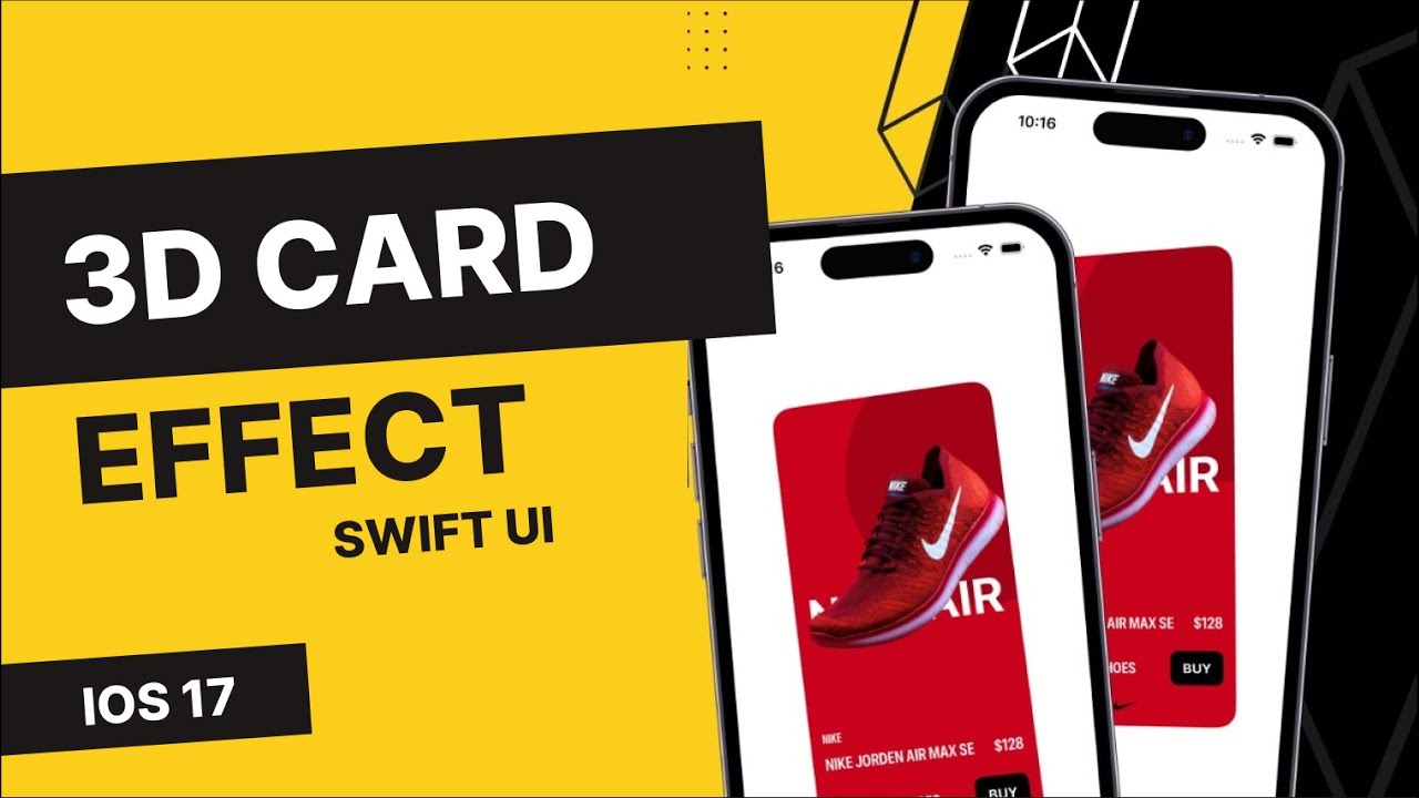 Lets Build 3d Card Effect In Swiftui Ios 17 Youtube