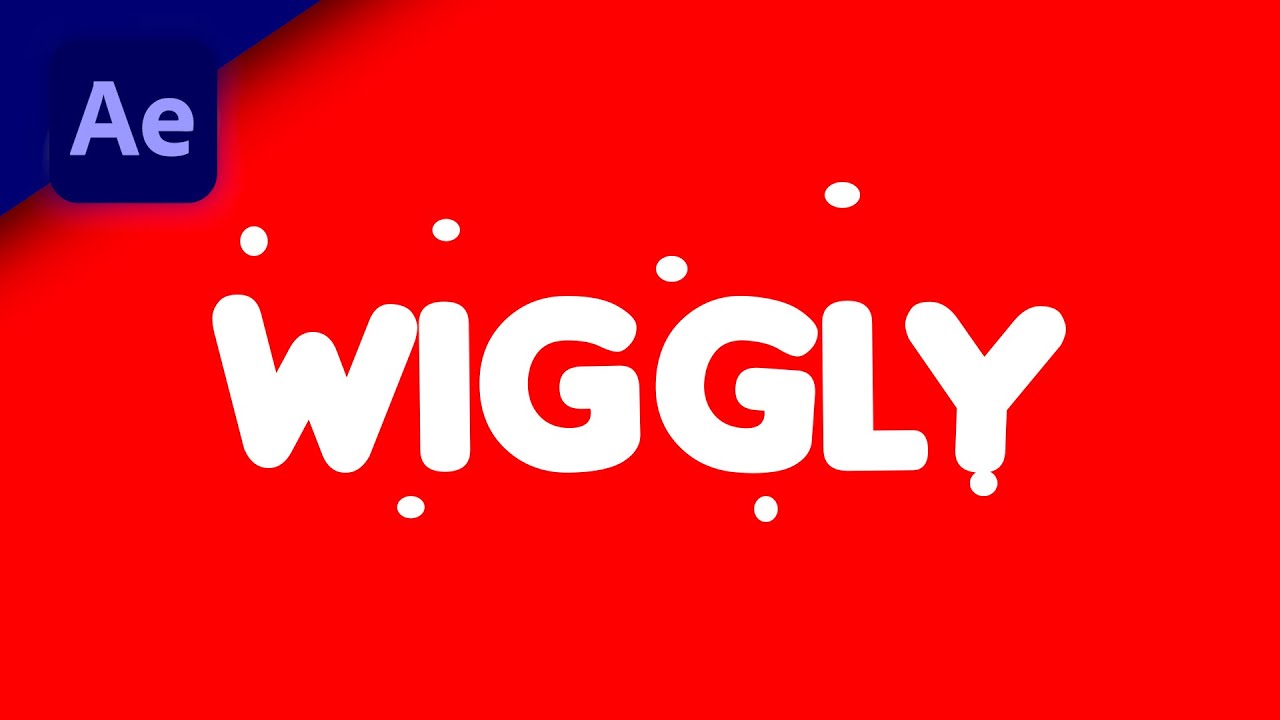 Cara Membuat Wiggly Text Animation Di Adobe After Effects - YouTube