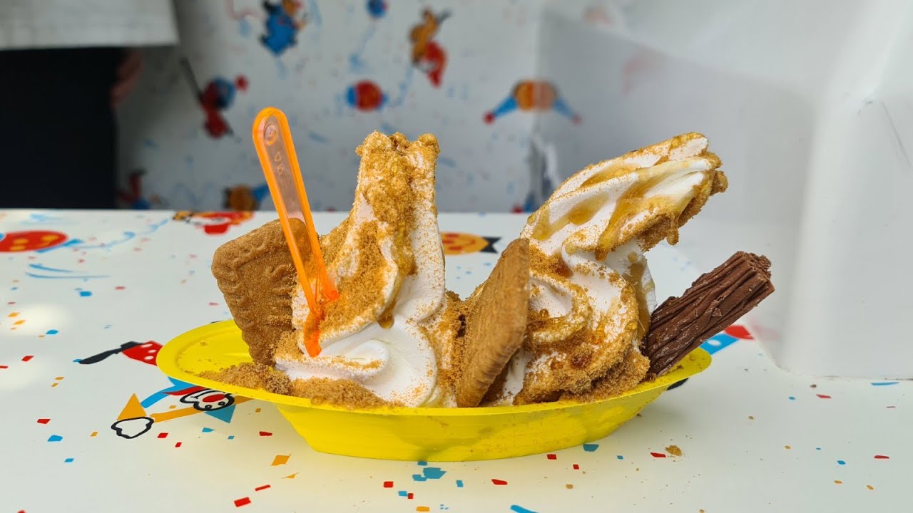 Mr Yellow Whippy visits West Ham Bus Garage/Ice cream van music/chime ...