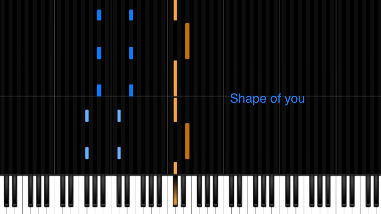 Shape of you Piano - YouTube