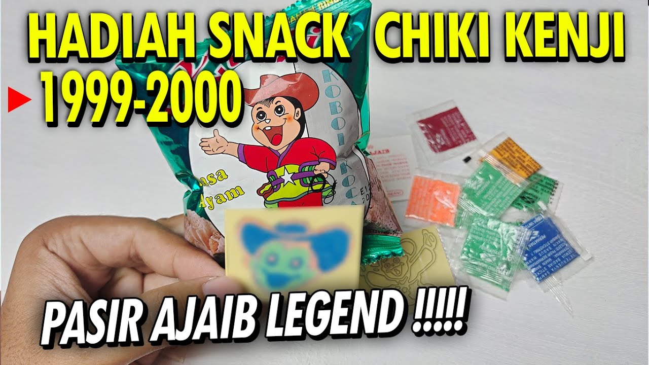 Nostalgia Hadiah Mainan Chiki Kenji Jadul "PASIR AJAIB" tahun 1999-2000 ...
