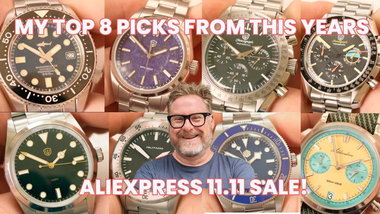 My Top 8 Watch Picks from this years Aliexpress 11.11 Sale - YouTube