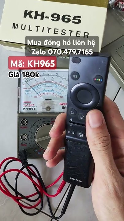 Thang đo Data đồng hồ kim KH-965 #donghododien #kh965 - YouTube