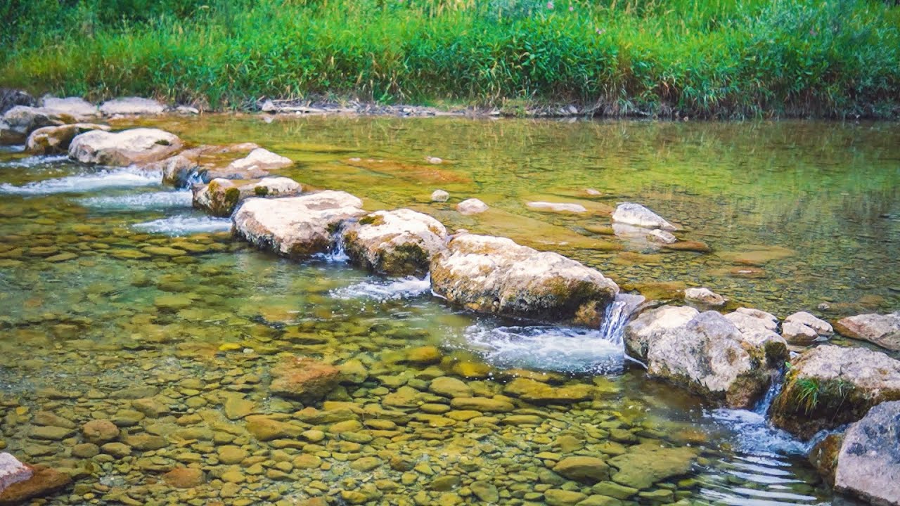 Gentle Stream Sounds - 8 Hours of Relaxing Water Sounds to Sleep, Study ...