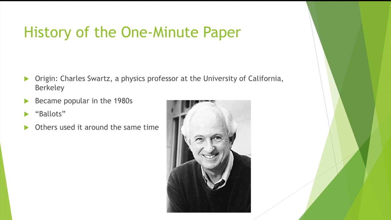 One Minute Paper - YouTube