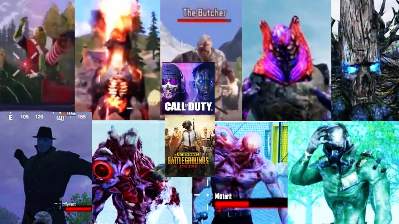 PUBGM VS CODM Zombie Boss - YouTube