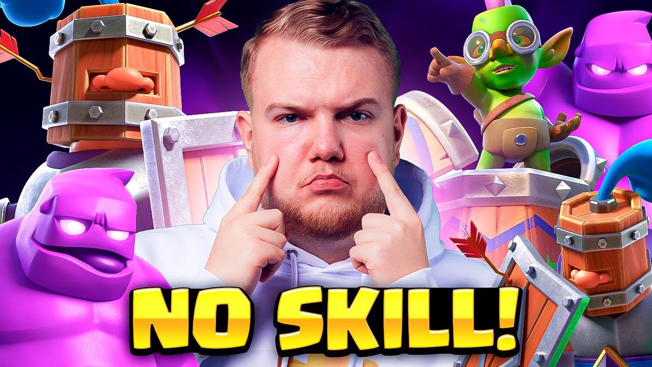 TOP 3 BEST NO SKILL DECKS IN CLASH ROYALE! - YouTube