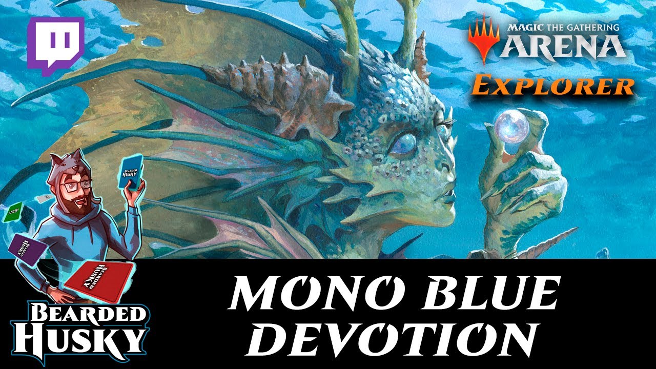 🐺 ¡Azul sin counters! 💧💧💧 MONO BLUE DEVOTION | Mazo de Explorer | Magic ...