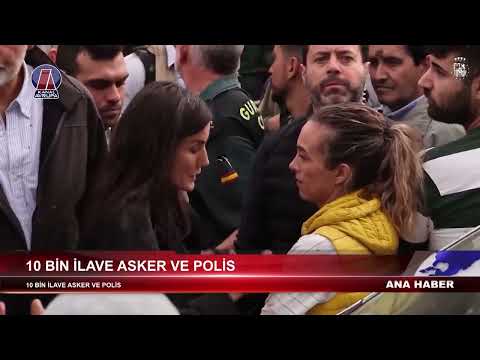 İSPANYA'YA 10 BİN İLAVE ASKER VE POLİS SEVK EDİLDİ