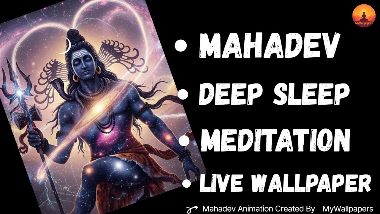 Mahadev 🕉 Motion Wallpaper | Cosmic Shiva Meditation | Deep Sleep ...