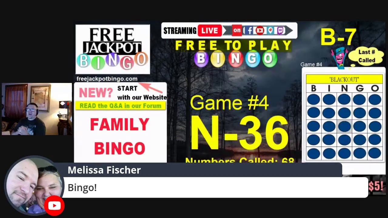 Family Bingo Night - Play Live Streaming Bingo - YouTube