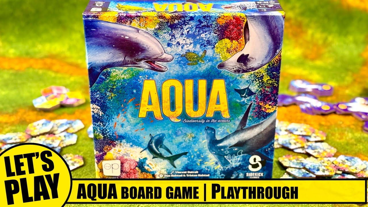 AQUA Biodiversity in the oceans Board Game | Solo Playthrough with ...