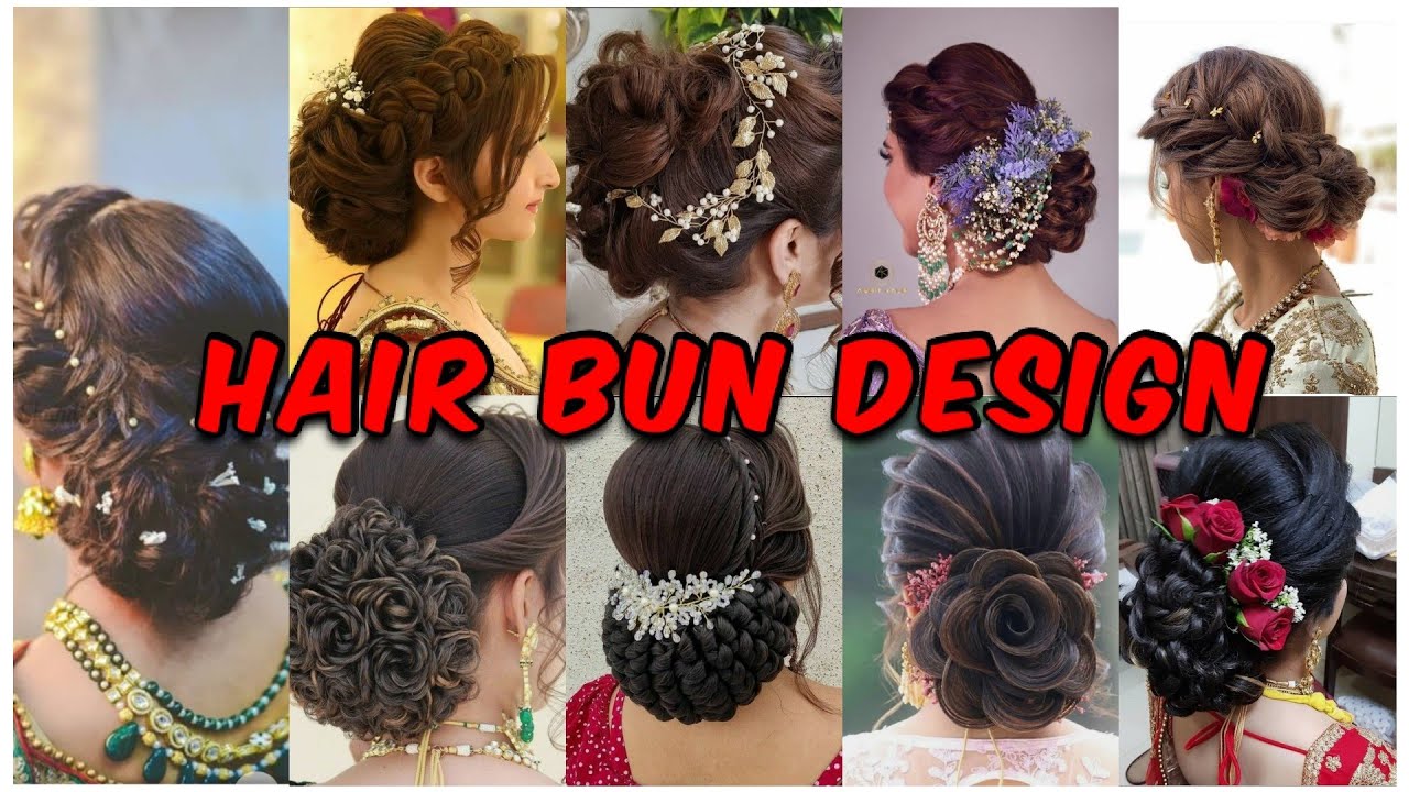 Hair bun design for every function/Hair bun style for girls #hairbun ...