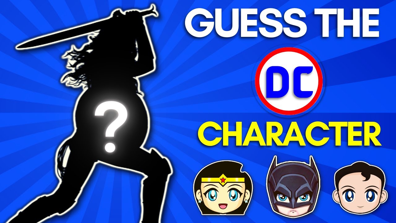 Guess The DC Character by Shadow! 🤔 | DC Superhero Quiz 🦸‍♀️ - YouTube