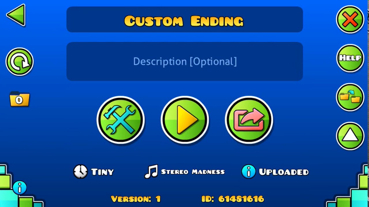 How to make a custom ending in Geometry Dash - YouTube