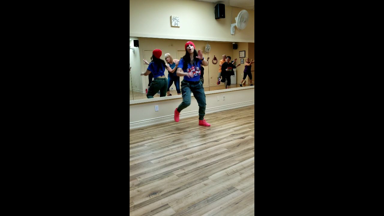 Zumba class with Kelly AIM Dance Studio - YouTube
