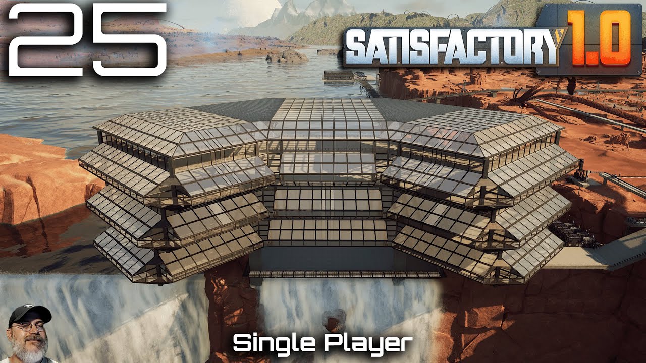 Satisfactory 1.0 Game Play | E25 Reverse Stadium Build Part Three - YouTube
