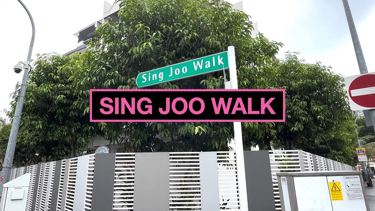STREETS OF SINGAPORE: SING JOO WALK #walkingtour #singapore - YouTube
