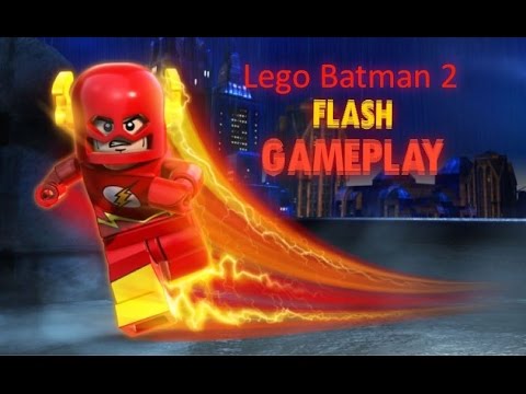 Lego Batman 2:Flash Free Roam Gameplay - YouTube