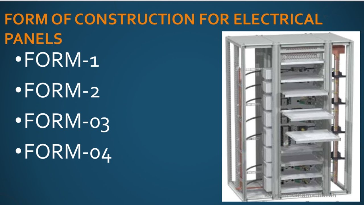 FORM of Construction for electrical panels-Part-1 | what is Form-1,2,3 ...