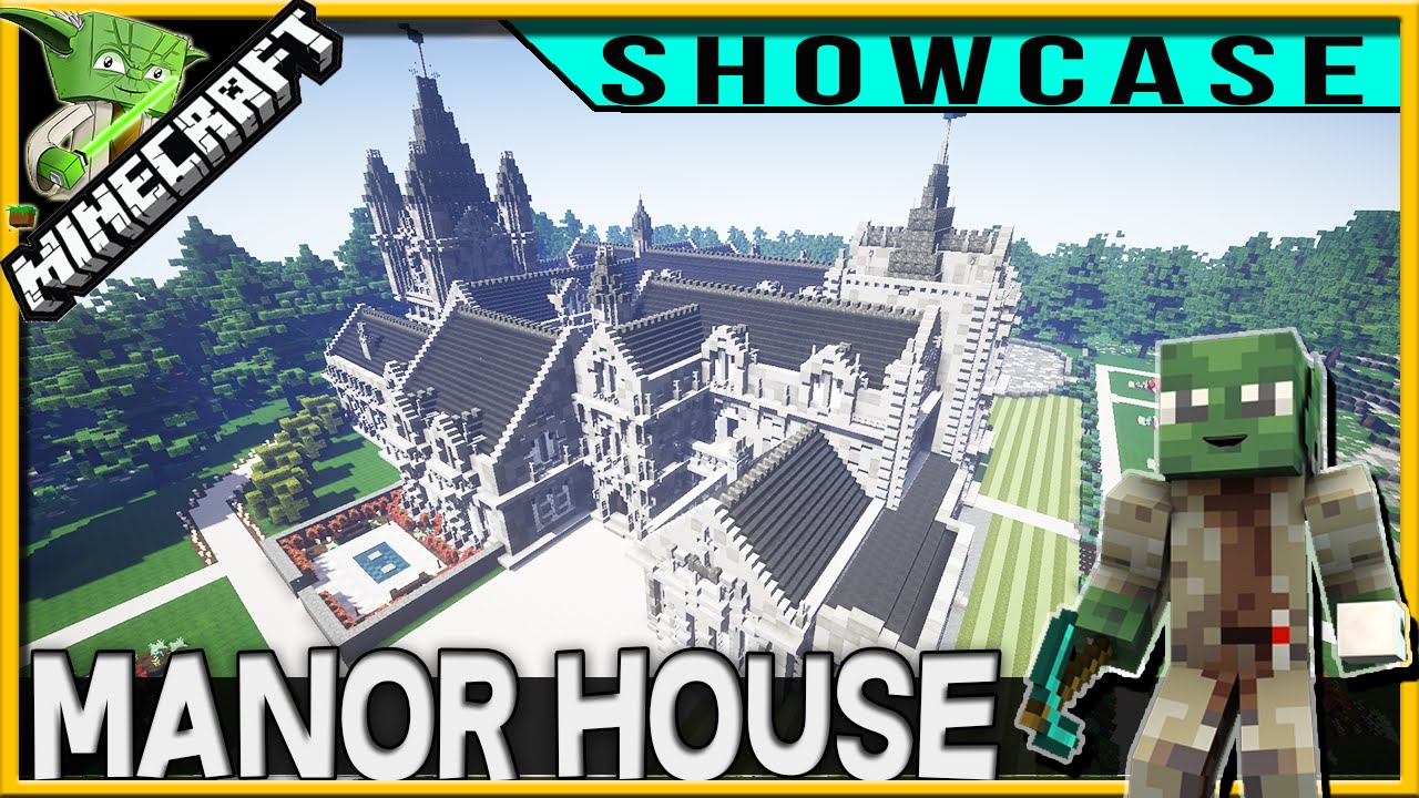 Minecraft Manor House Showcase ft. TheDragonHat - YouTube