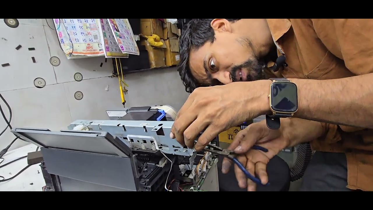 Epson L8050 printer pvc card Carriage belt Problem solved CD DVD Sensor ...