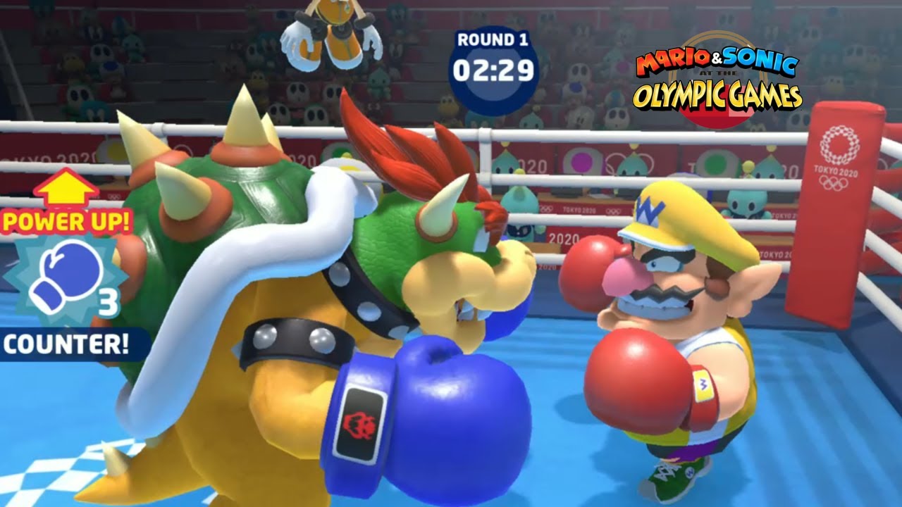 Mario & Sonic At The Olympic Games Tokyo 2020 Boxing - Bowser Vs Amy ...