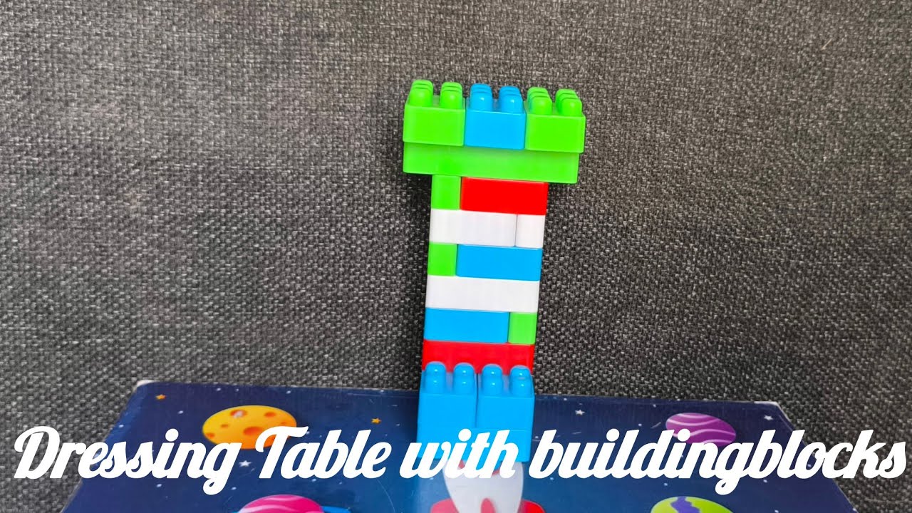 Satisfying DIY blocks Dressing Table|Satisfying DIY buildingblocks ...