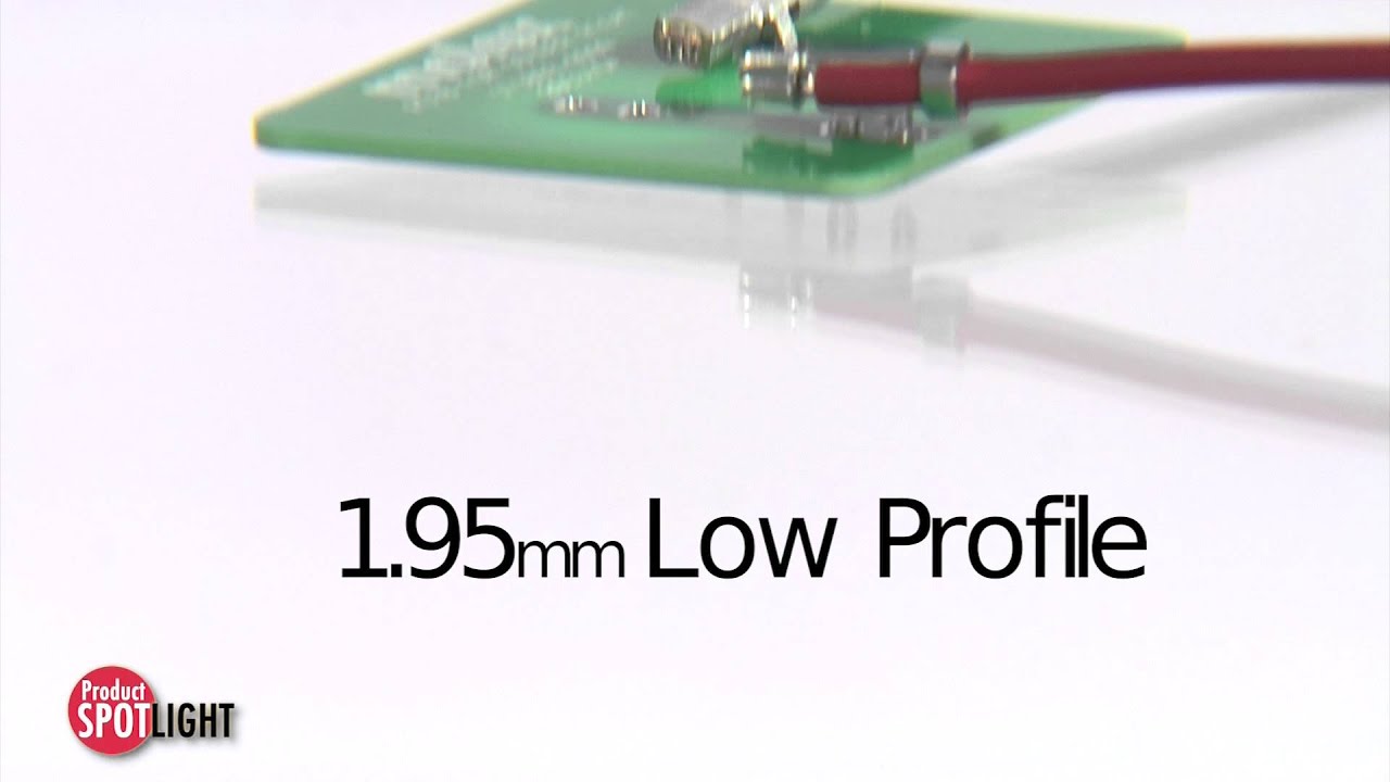 Molex - Product Spotlight - SolderRight™ Direct-Solder Terminals - YouTube