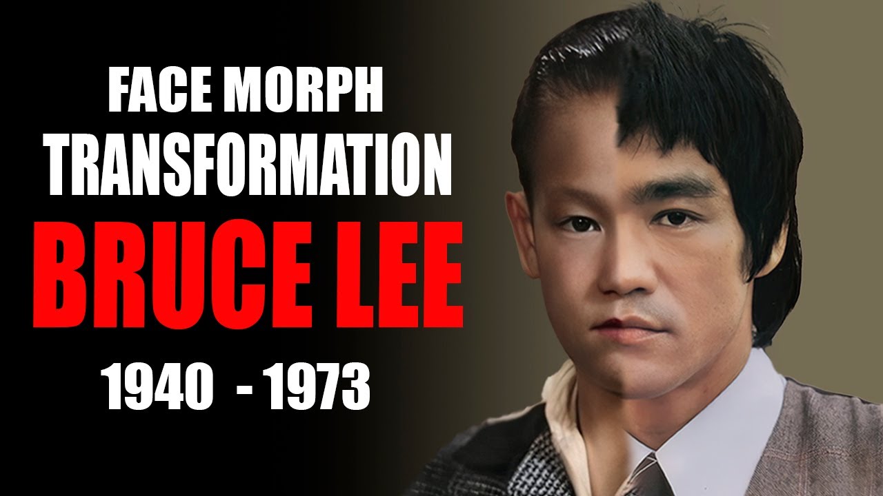 Bruce Lee - Transformation (Face Morph Evolution 1940 - 1973) - YouTube