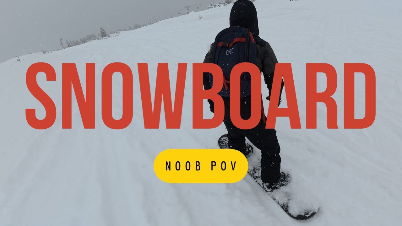 SNOWBOARDING - Рилски Езера | NOOB POV - YouTube